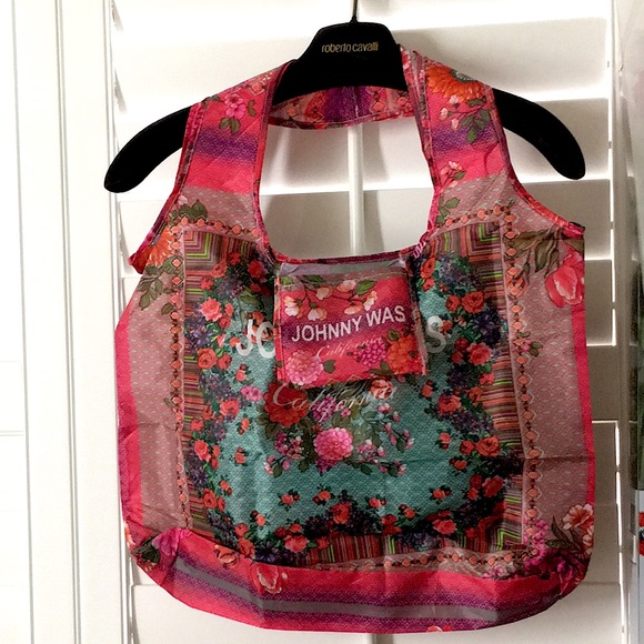 Johnny Was | Bags | Johnny Was Shopping Tote Nylon Bag | Poshmark
